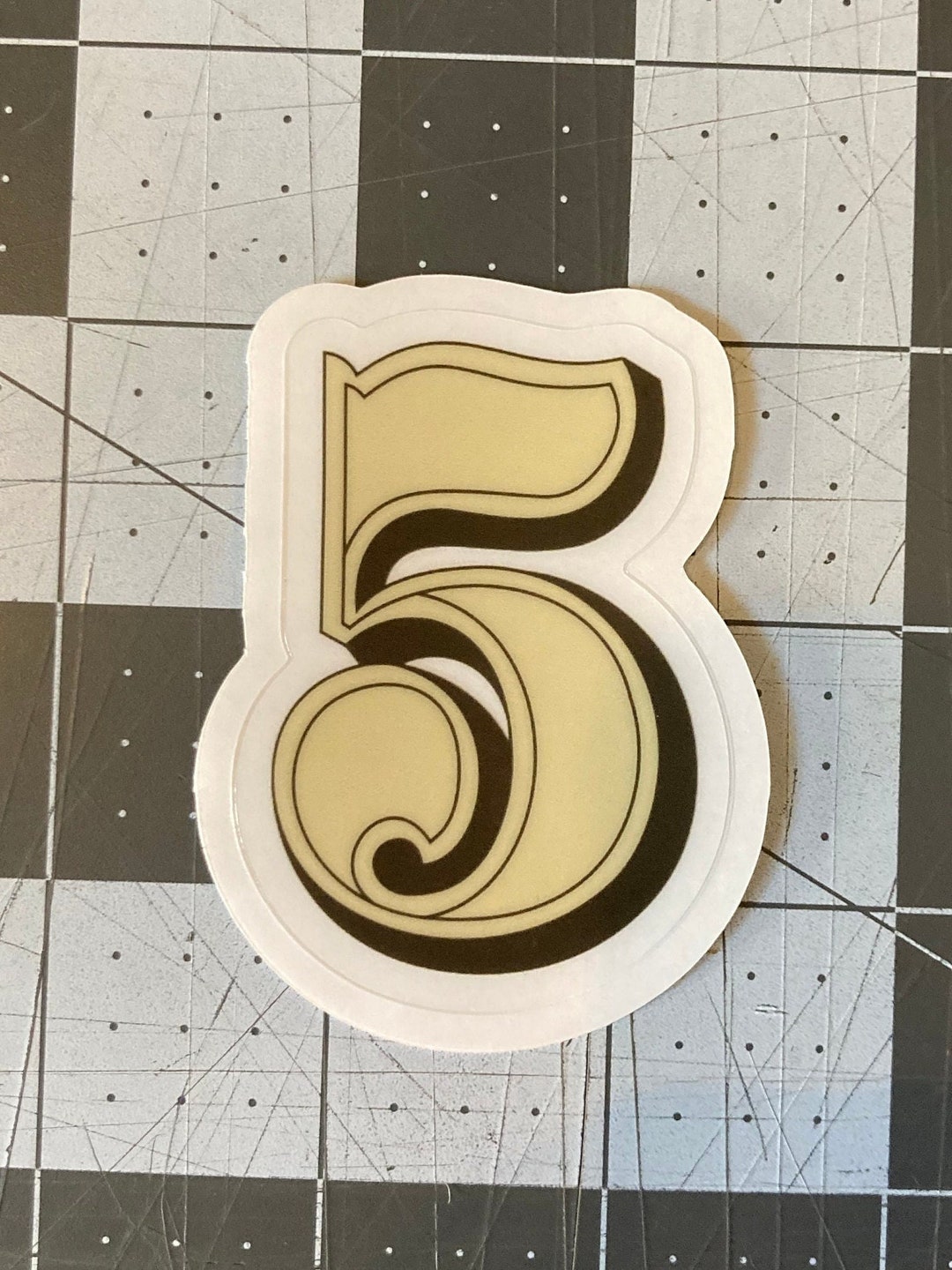 Five Dollar Bill Pinstripe 5 Vinyl Die-cut Currency Sticker - Etsy