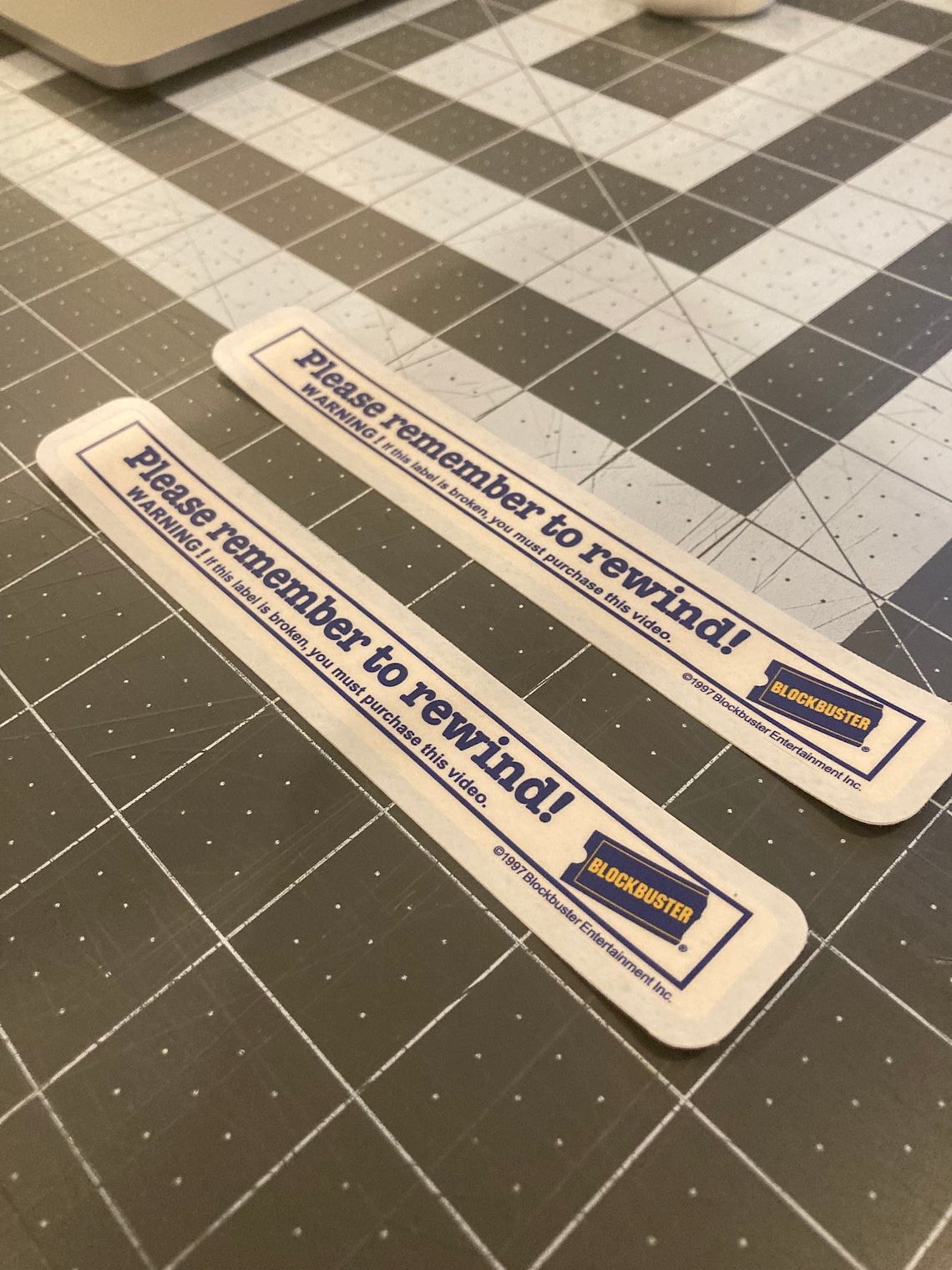 Please Remember to Rewind Blockbuster Video Rental VHS - Etsy