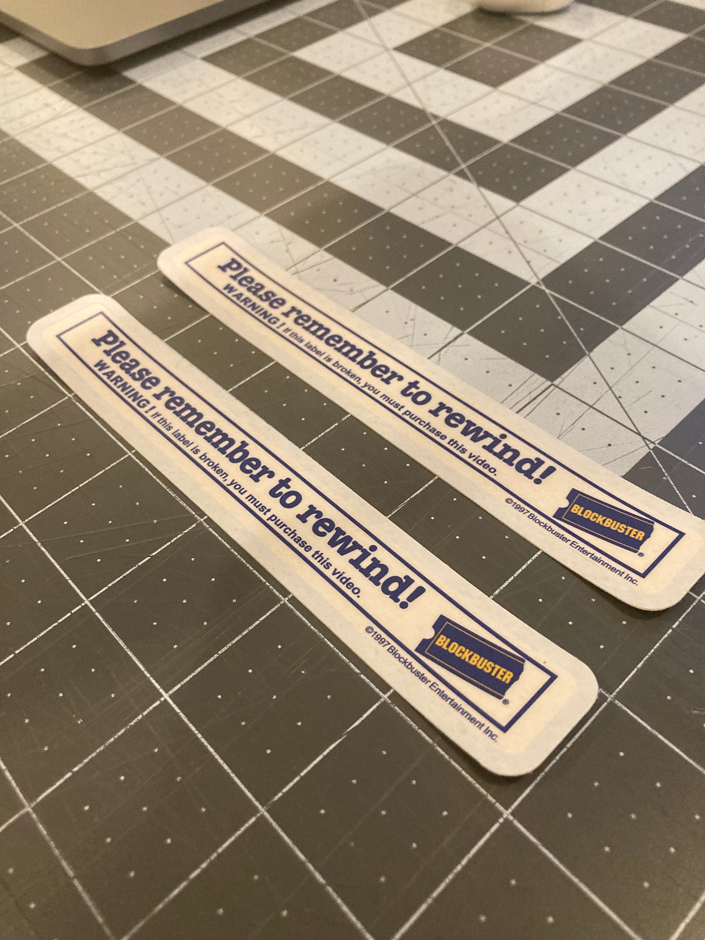 Please Remember to Rewind Blockbuster Video Rental VHS - Etsy