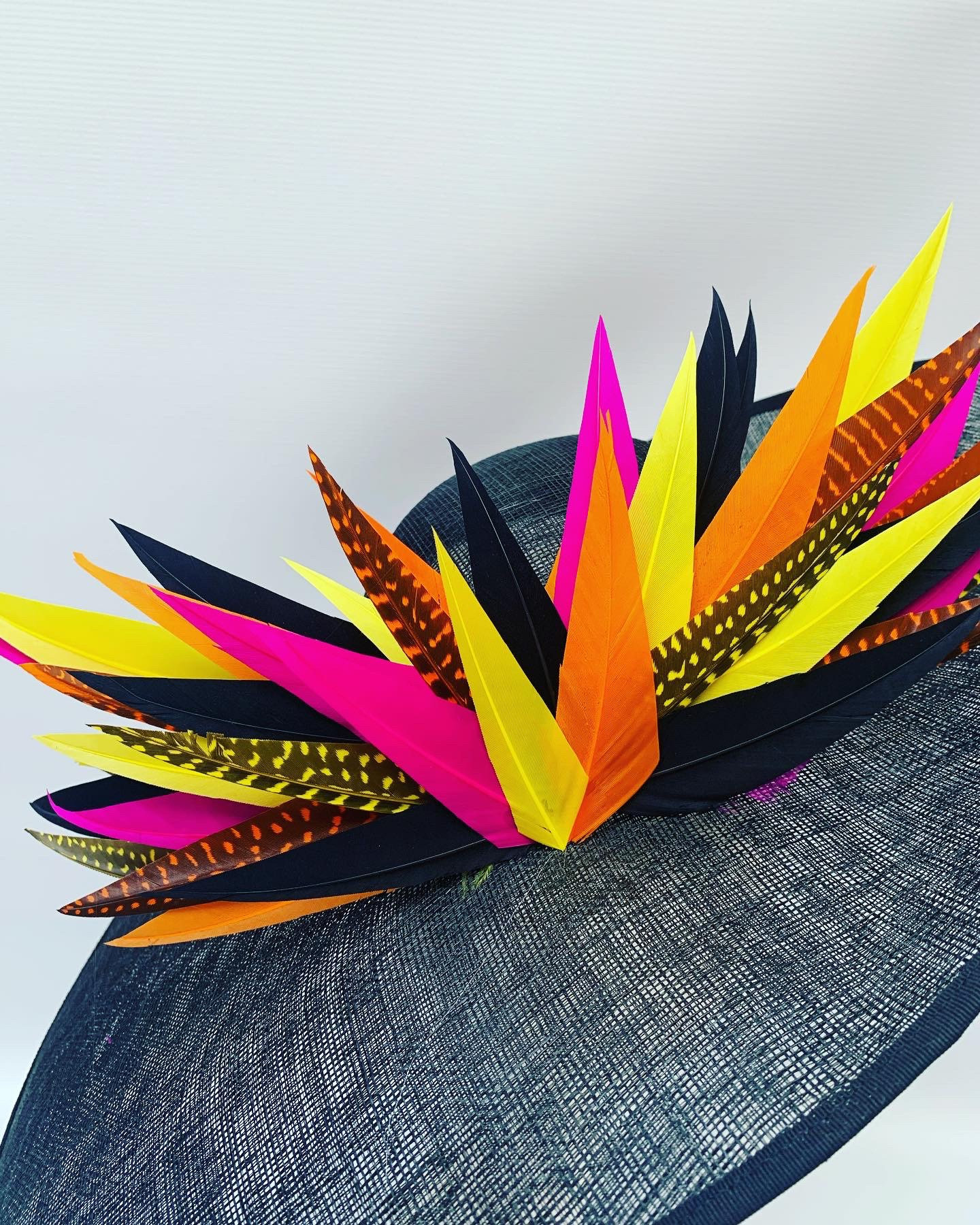 NEW Stunning Winged Design Saucer Hat - Etsy