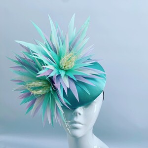 Stunning Silk Feather Flower Piece Made in Silk - Etsy