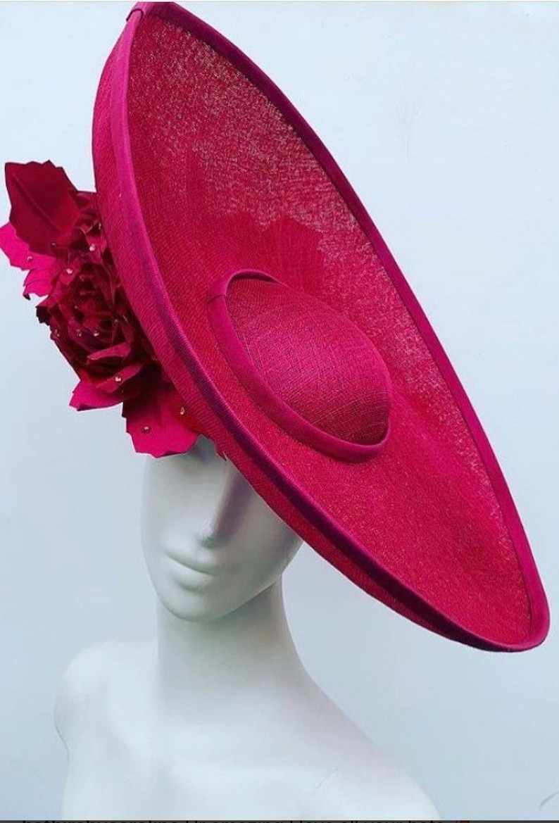 Saucer Rose Hat Design Mother of the Bride Ascot Cheltenham Races ...