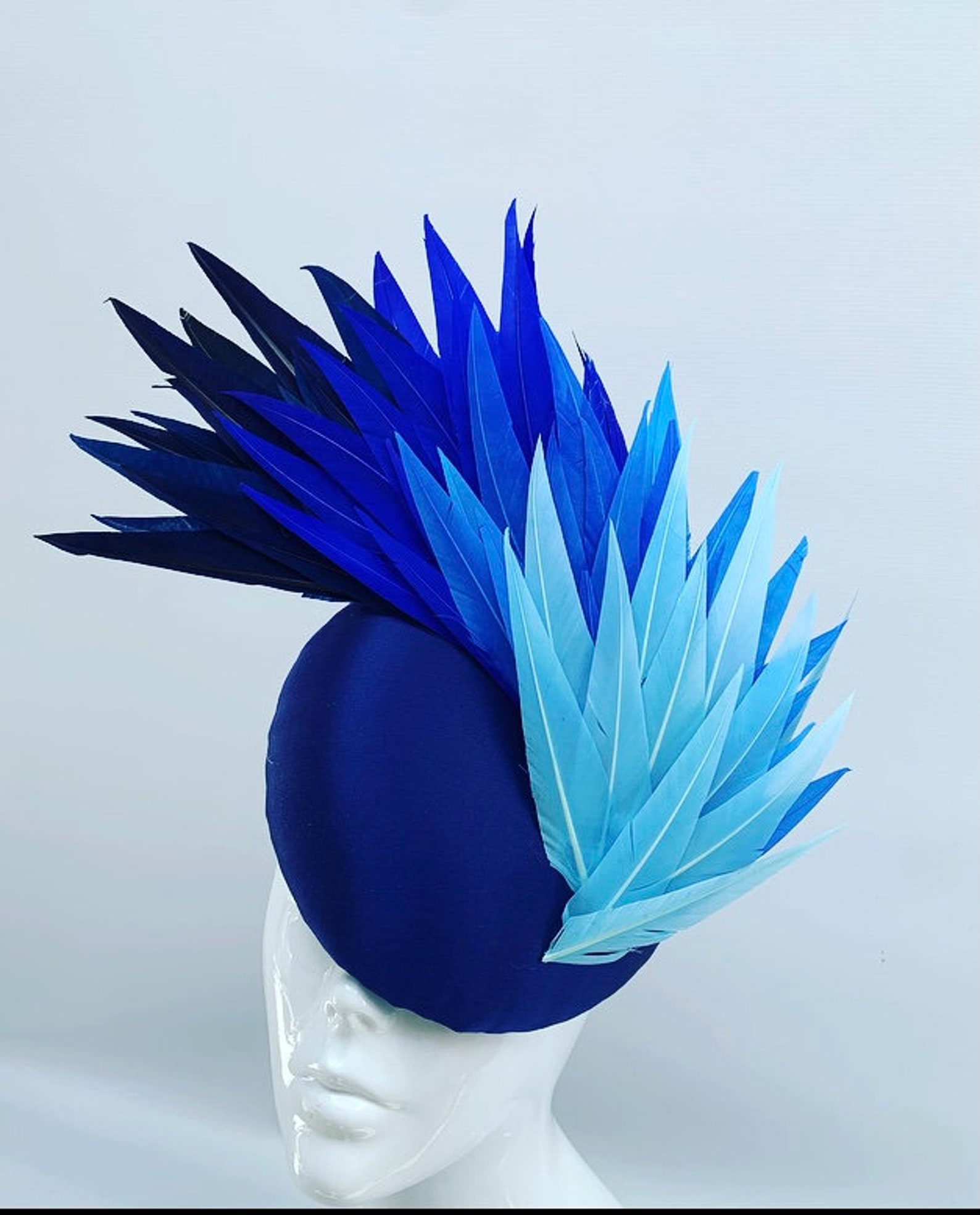 Feather Wing Design Silk Hat - Etsy