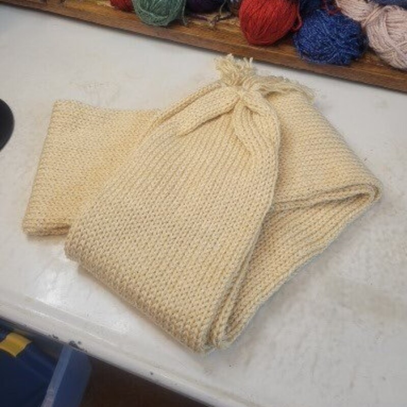 Beige Scarf - Etsy