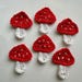 Crochet Mushroom or Toadstool Applique of 6pcs - 1.5 Inch - Etsy