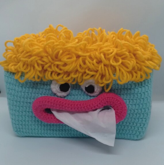 Crochet Tissue Box Cover Modern Tissue Box Cover Holder | Etsy