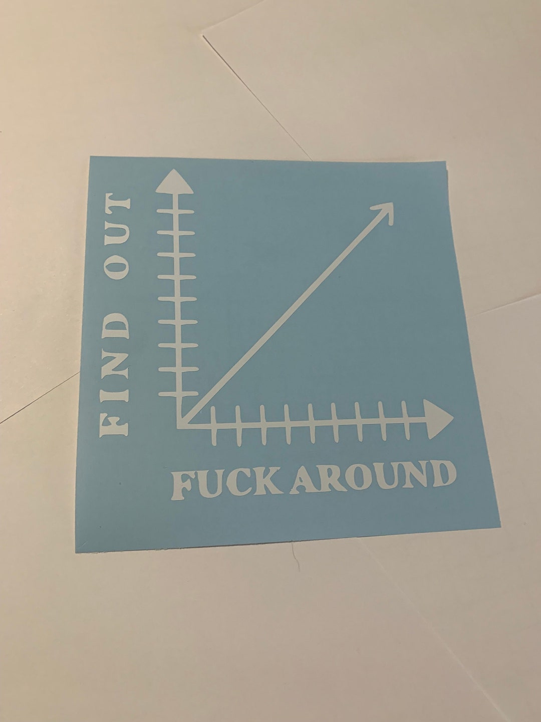 F Around & Find Out Vinyl Decal Sticker - Etsy