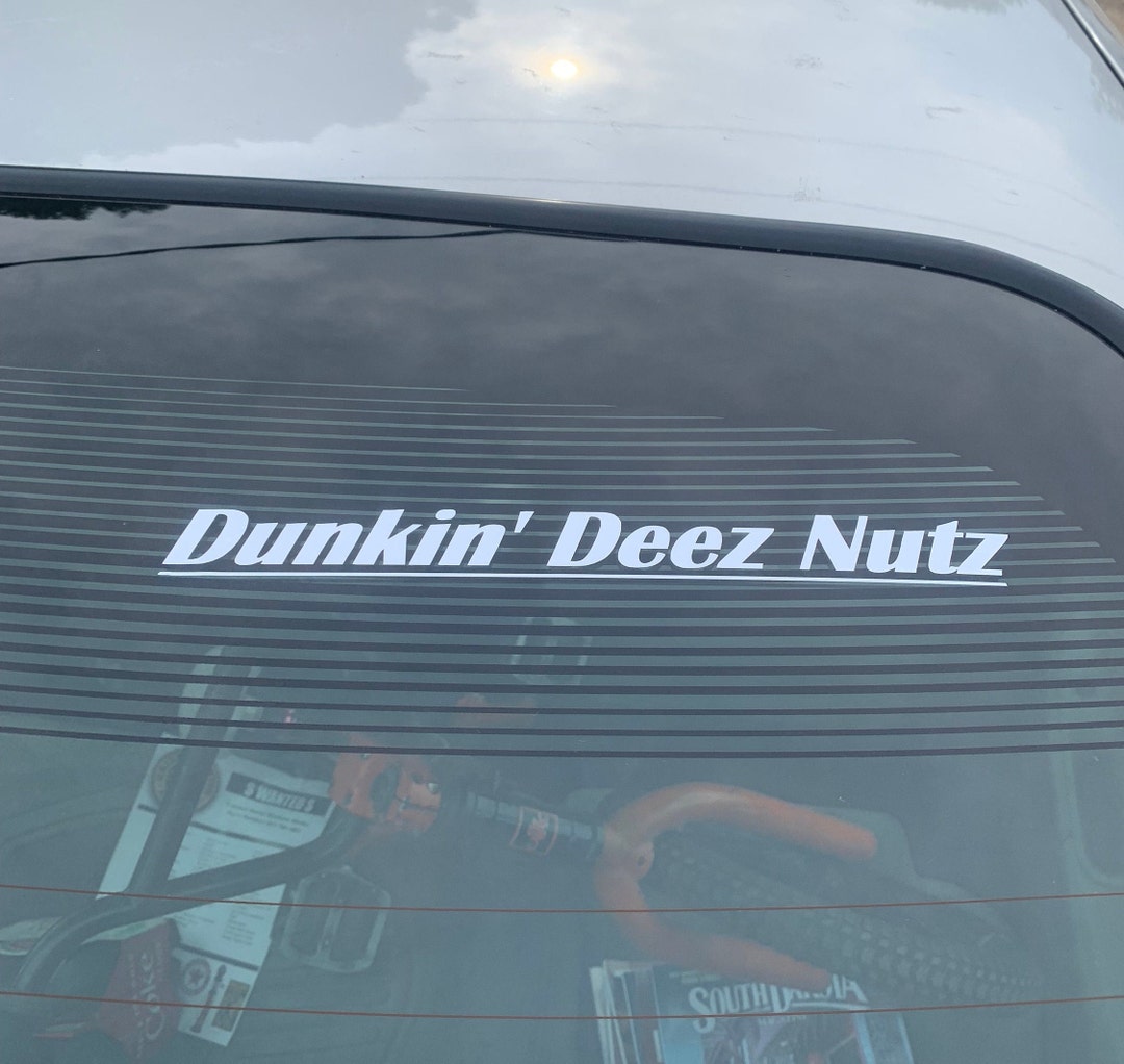 Dunkin Deez Nutz Vinyl Sticker Decal - Etsy