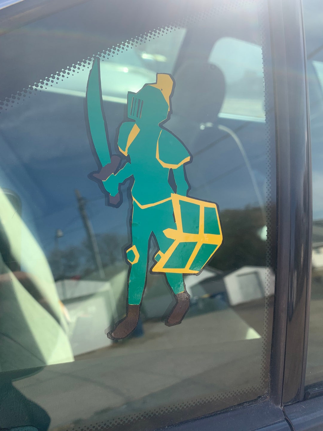 Runescape Adamant Armour Gold Trimmed Vinyl Sticker - Etsy