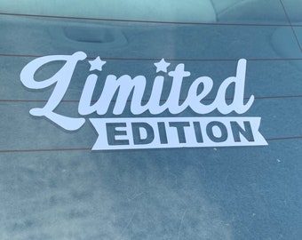 Limited Edition Decal - Etsy