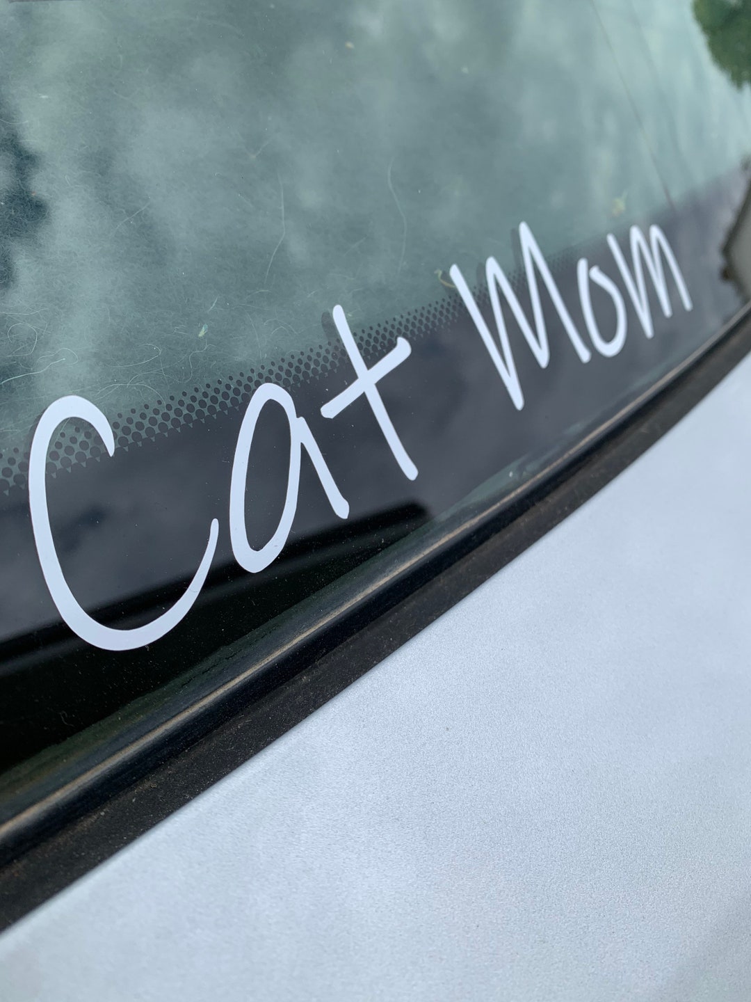 Cat Mom Vinyl Decal - Etsy
