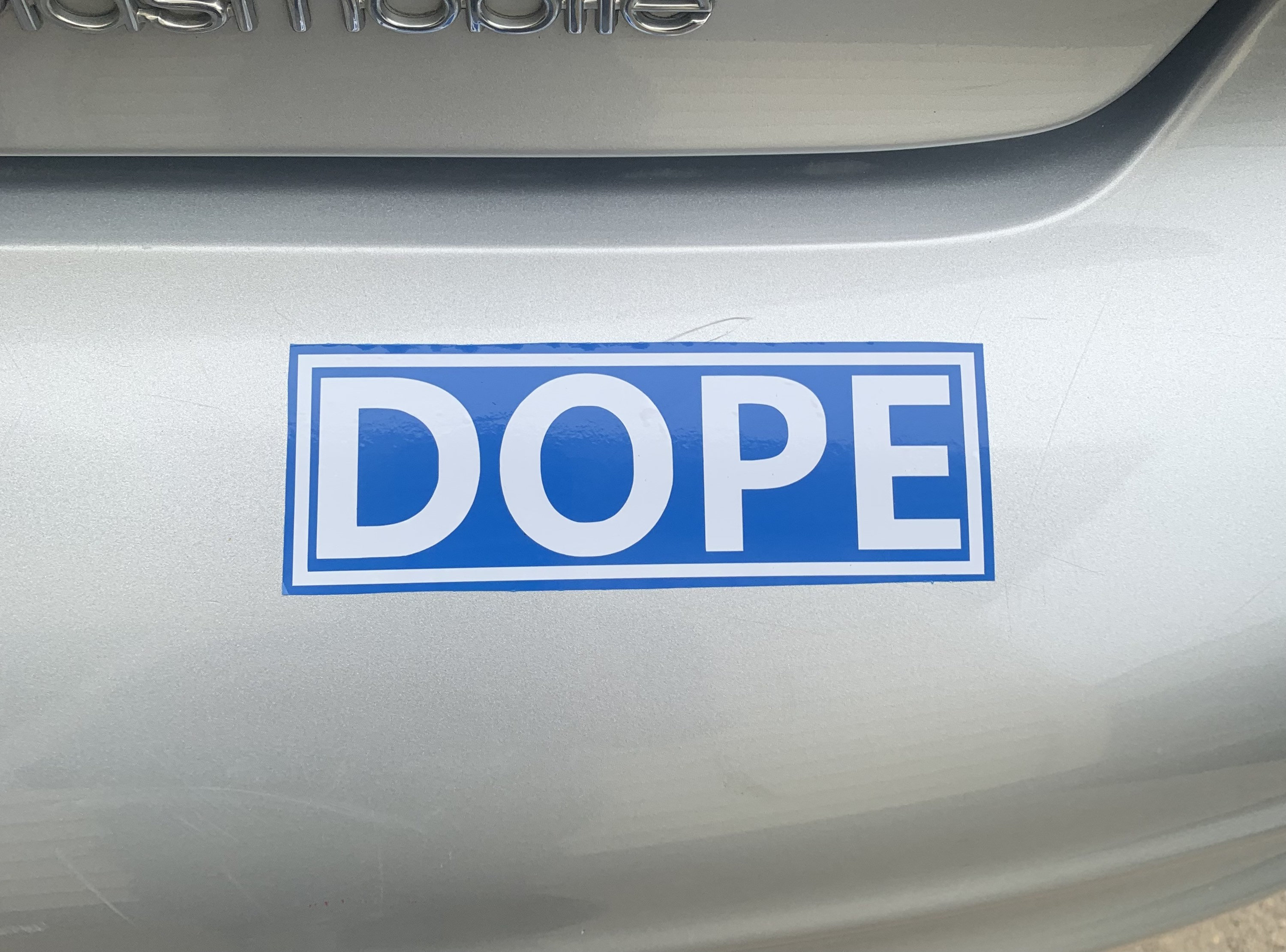 DOPE Vinyl Car Decal - Etsy