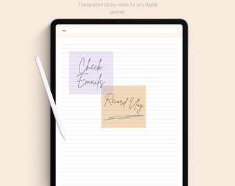 Digital Sticky Notes, Neutral Tones, Instant Digital Download ...