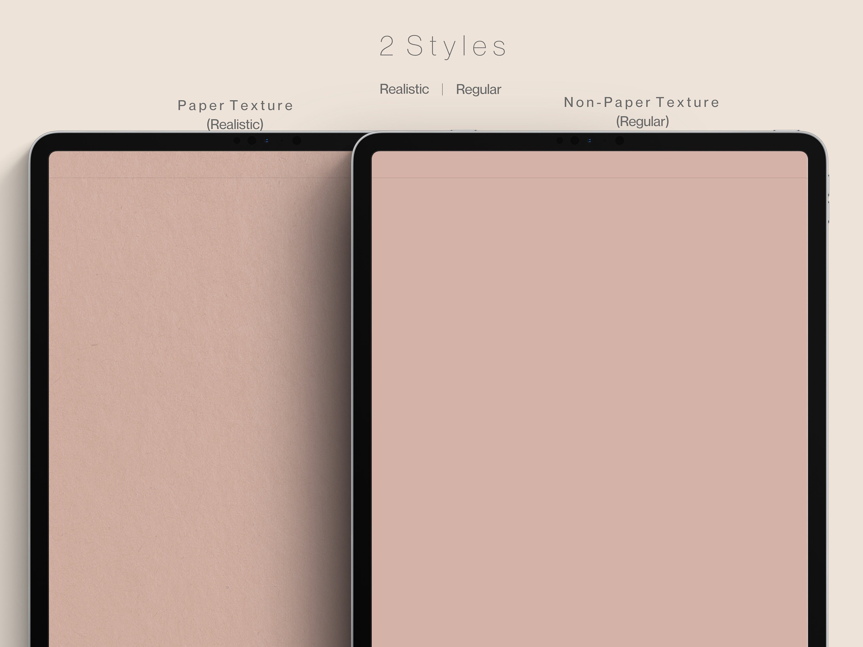 Neutral Minimal Realistic iPad Digital Notebook | Notebook | Journal ...