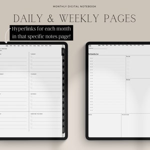 Simple Minimalist Digital Notebook | Goodnotes | Aesthetic | 2023 ...