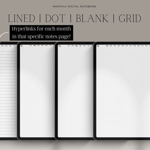 Simple Minimalist Digital Notebook | Goodnotes | Aesthetic | 2023 ...