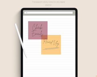 Digital Sticky Notes, Neutral Tones, Instant Digital Download ...
