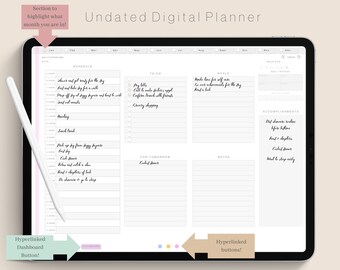 Simple Minimalist Digital Notebook Goodnotes Aesthetic - Etsy