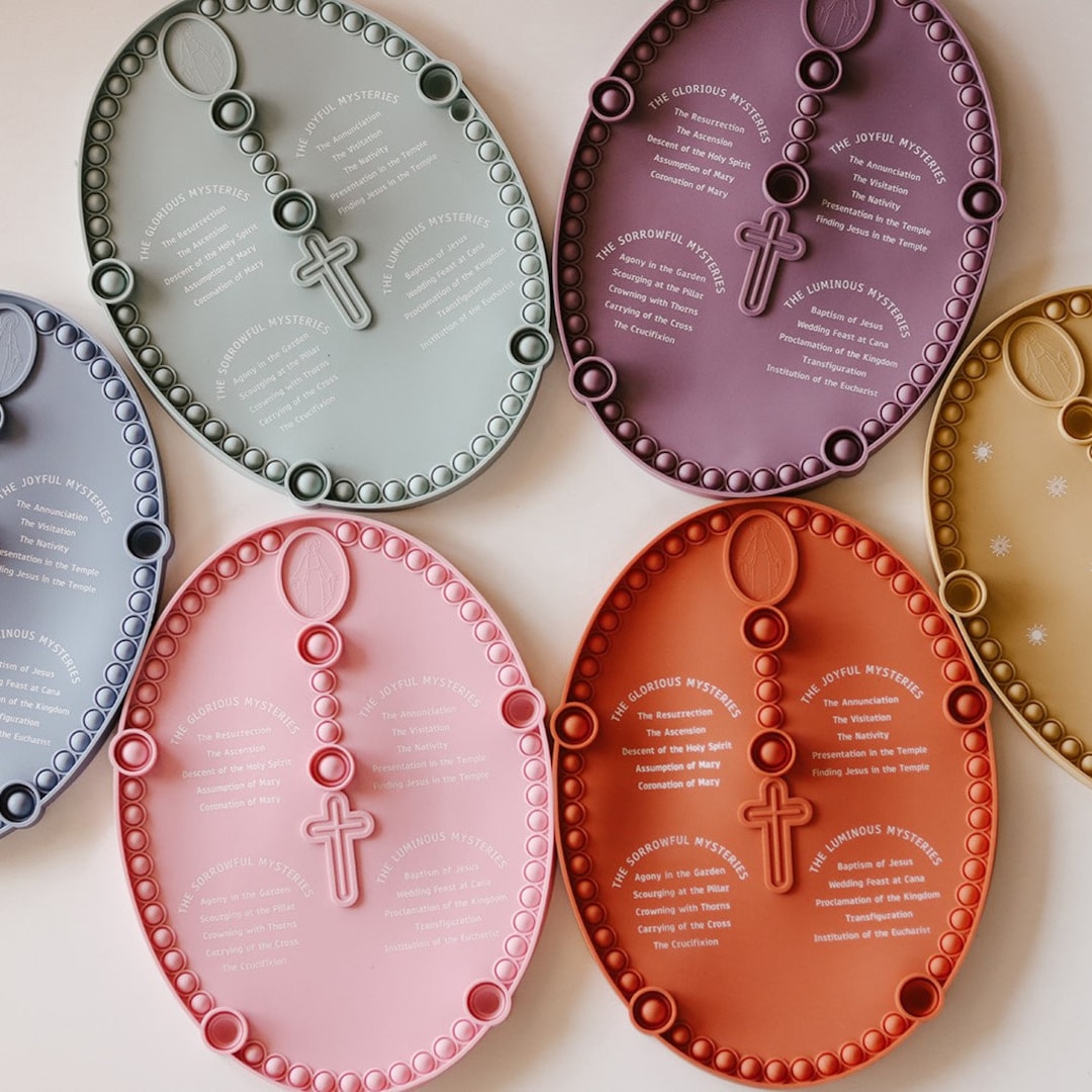 Rosary Popper | Rosary Pop-it | Catholic Kids Gift | Children's Rosary ...