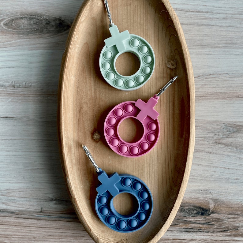 Decade Rosary Pop It Keychain catholic Kids Easter Gift - Etsy
