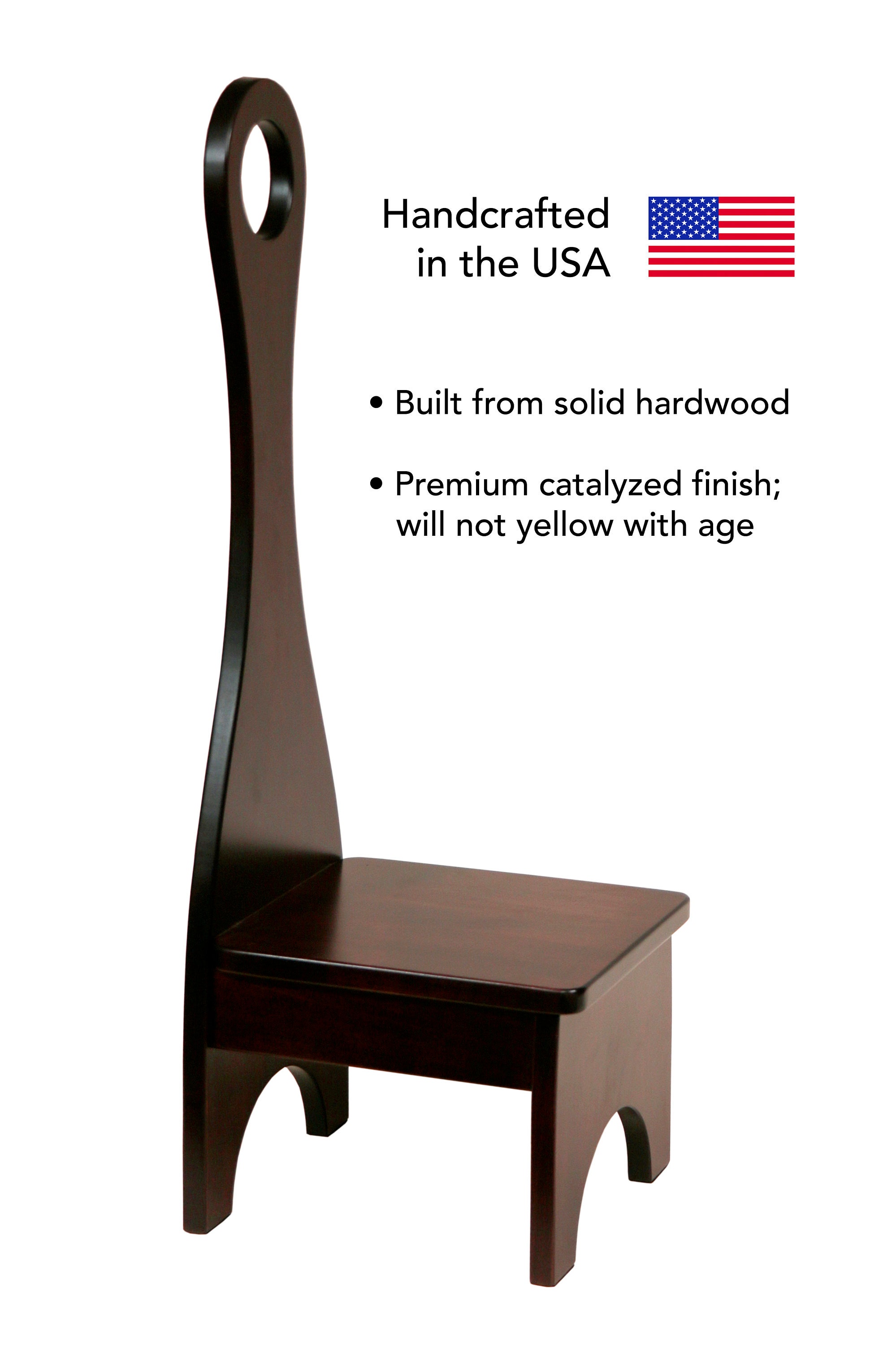 Step Stool With Handle / Wood Bench / Solid Hardwood not - Etsy