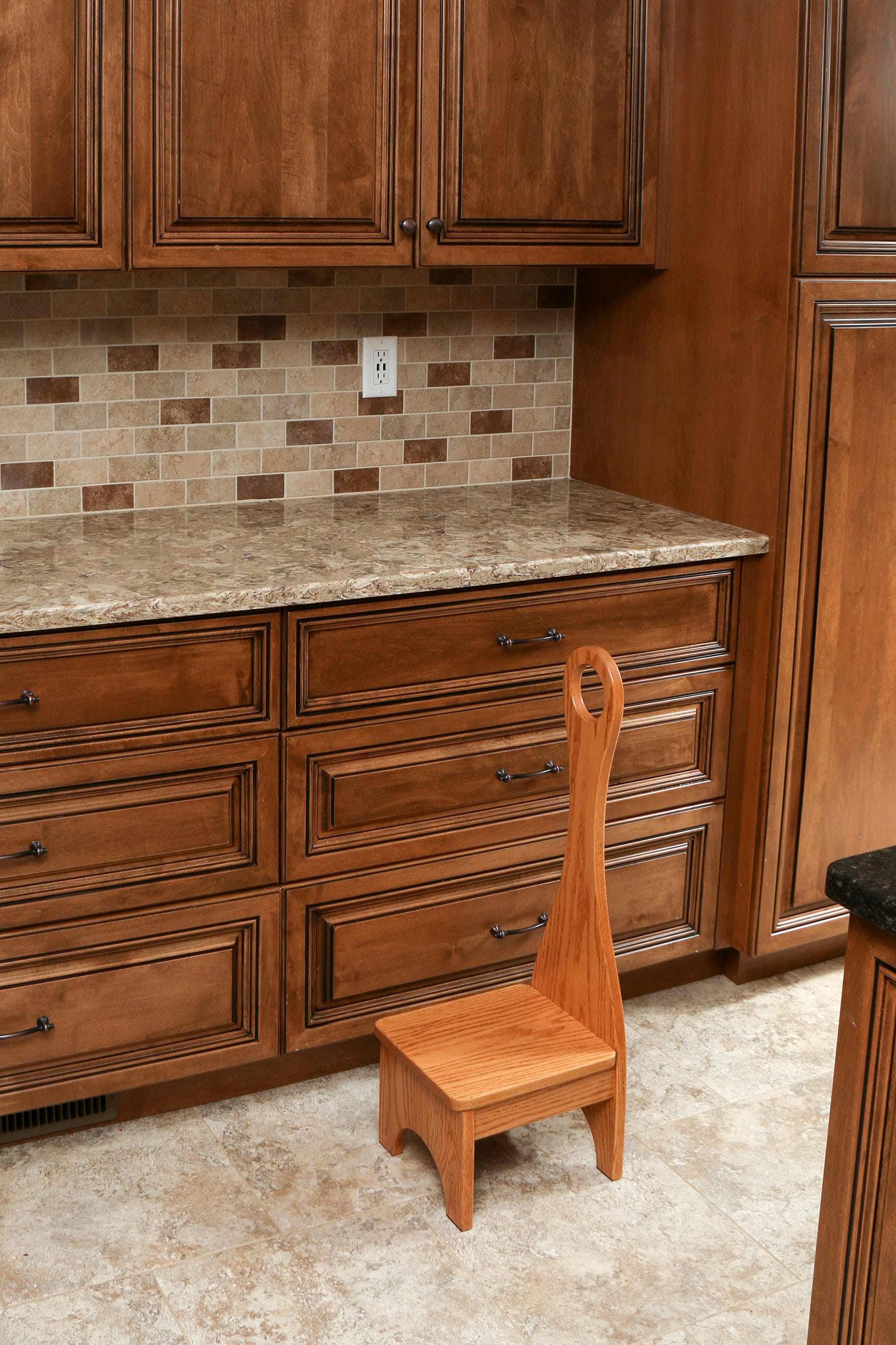 Step Stool With Handle / Wood Bench / Solid Oak Hardwood! (not Plywood ...