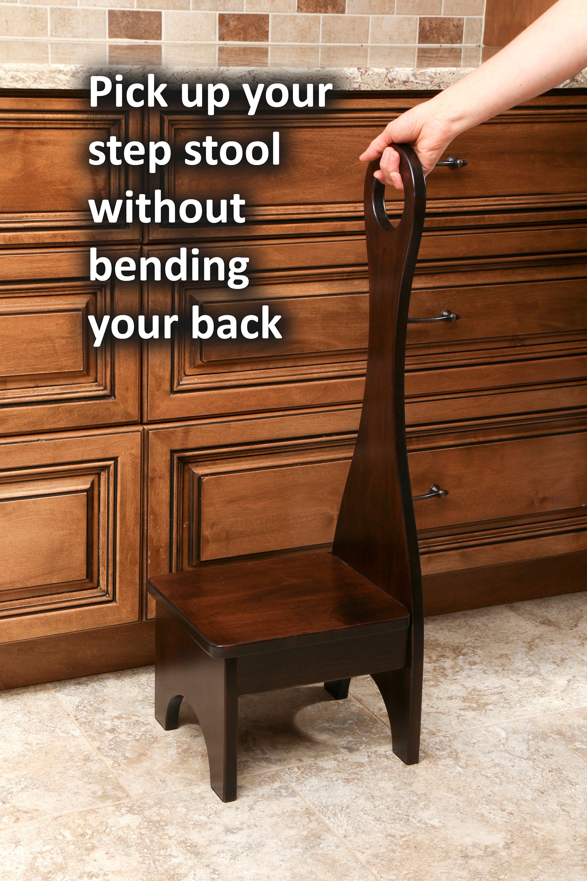 Step Stool With Handle / Wood Bench / Solid Hardwood not - Etsy