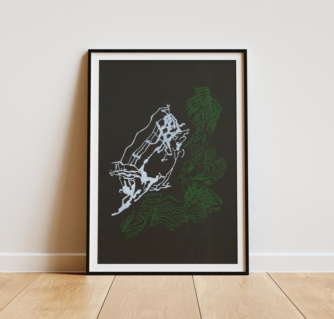 Northern Lights A4 Screen Print - Etsy UK