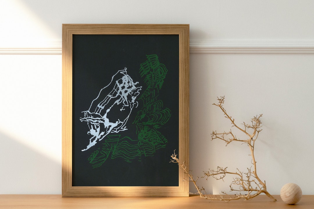 Light Painting A4 Screen Print - Etsy