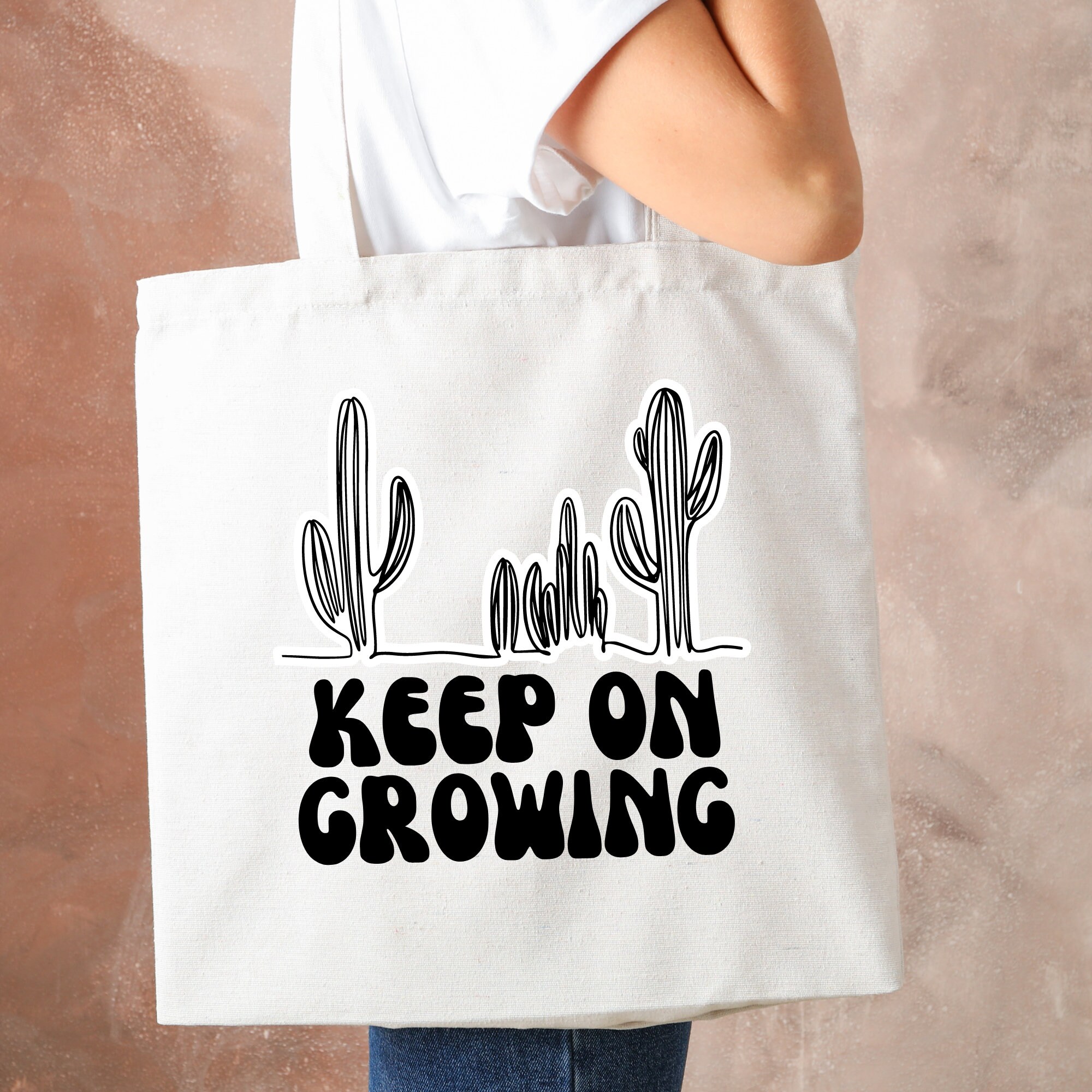 Cactus Svg Keep Growing Svg Motivational Svg Cut File - Etsy