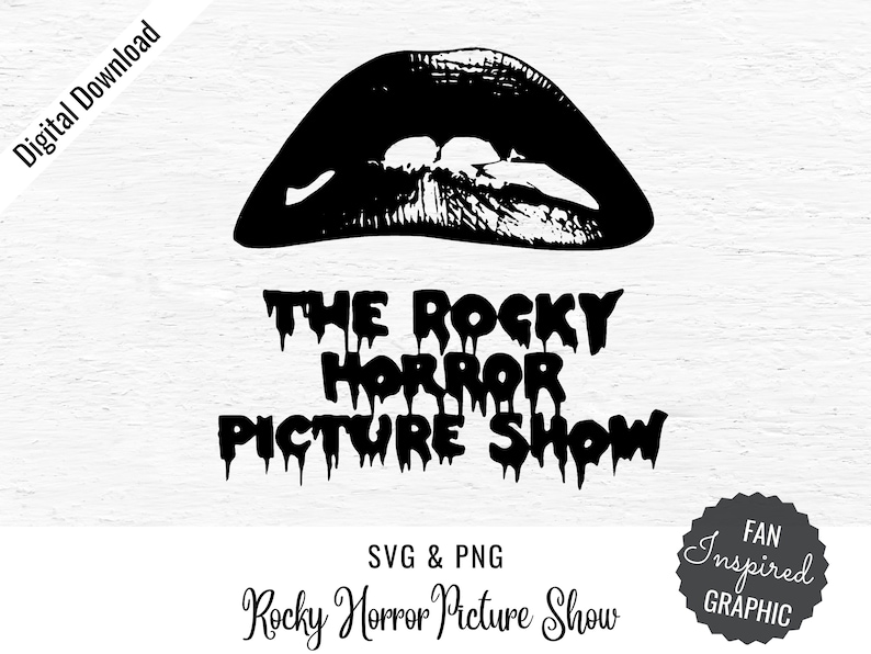 The Rocky Horror Picture Show, Svg Png Jpg, Clipart, Sublimation ...