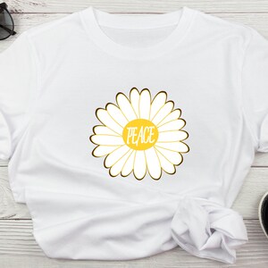 Daisy Svg, Flower Svg, Daisy Cut File, Svg, Peace Svg, Peace Png, Daisy ...