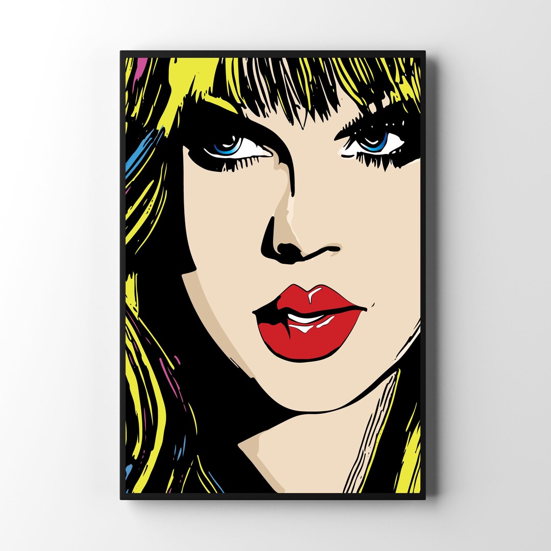 Taylor Swift Digital Art Swiftie Gift, Instant Download Poster, Hand ...
