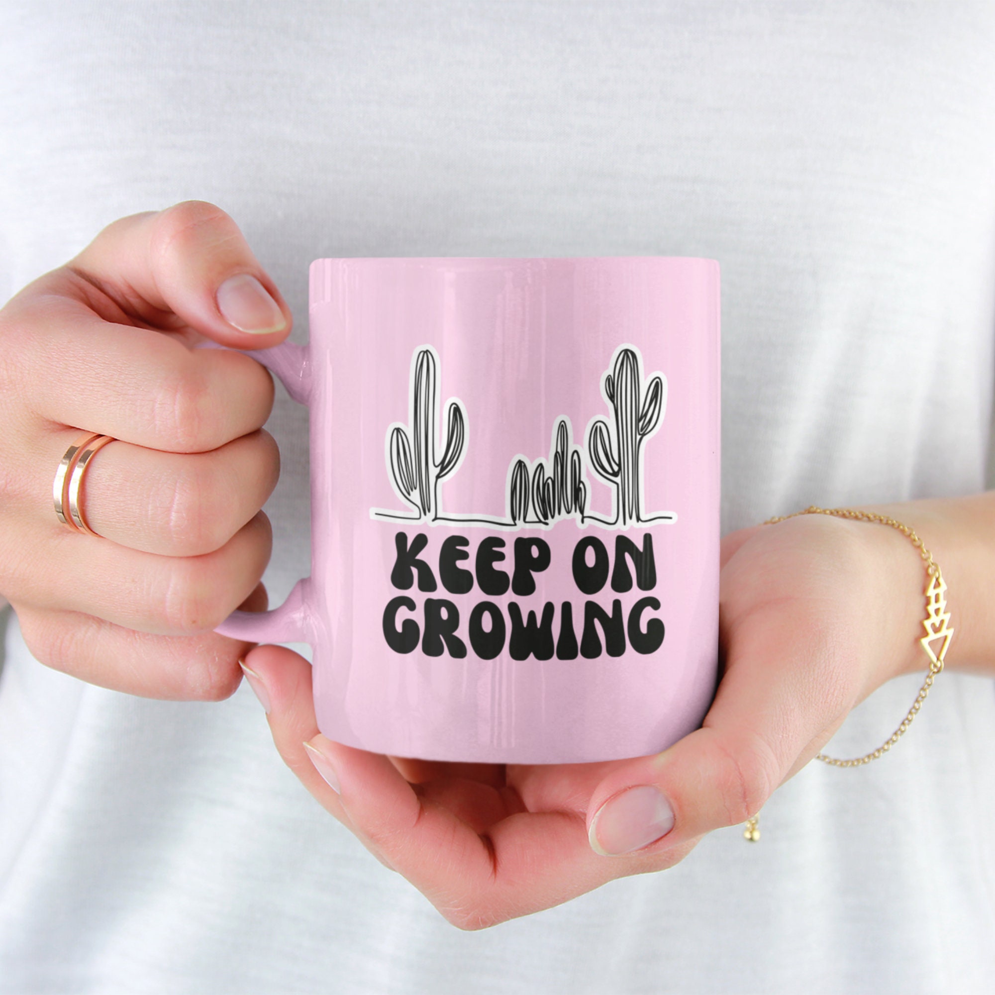 Cactus Svg Keep Growing Svg Motivational Svg Cut File - Etsy