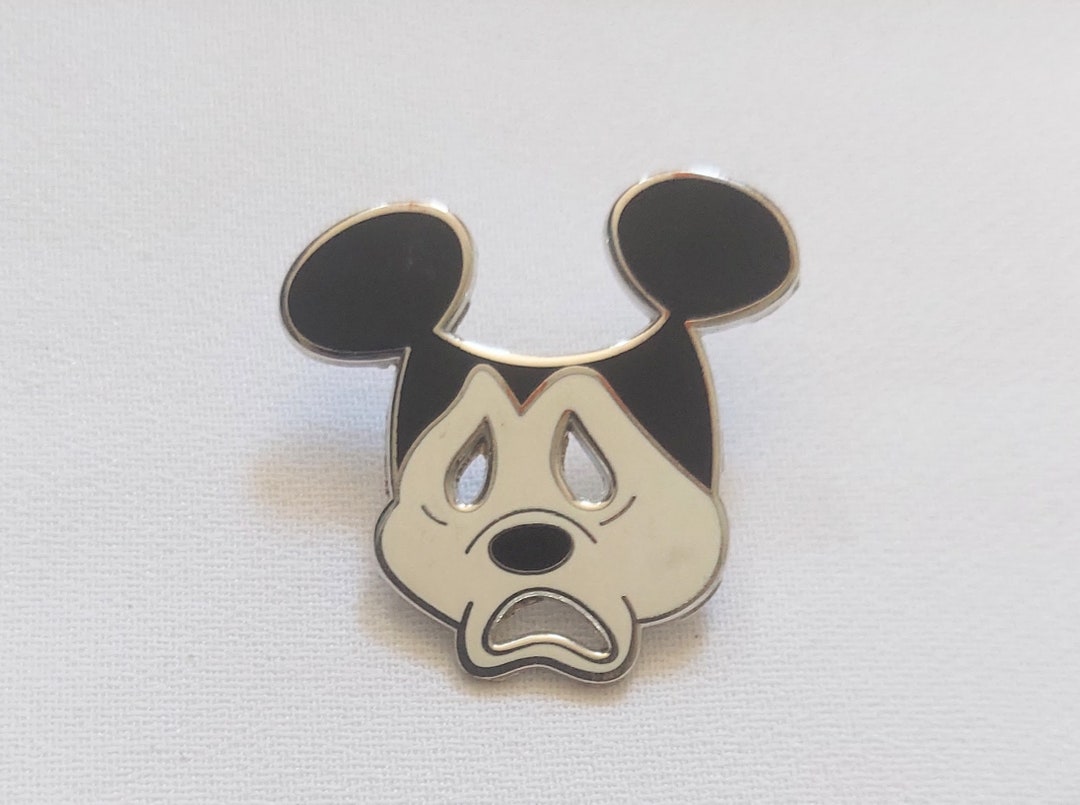 Disney Parks Mickey Mouse Black White Theatre Comedy Tragedy Mask Pin ...