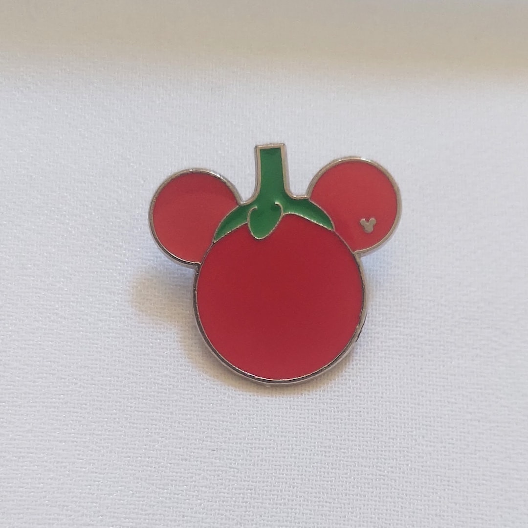 Disney Hidden Mickey Mouse Icon Series Food Mickey Heads Pin Tomato ...
