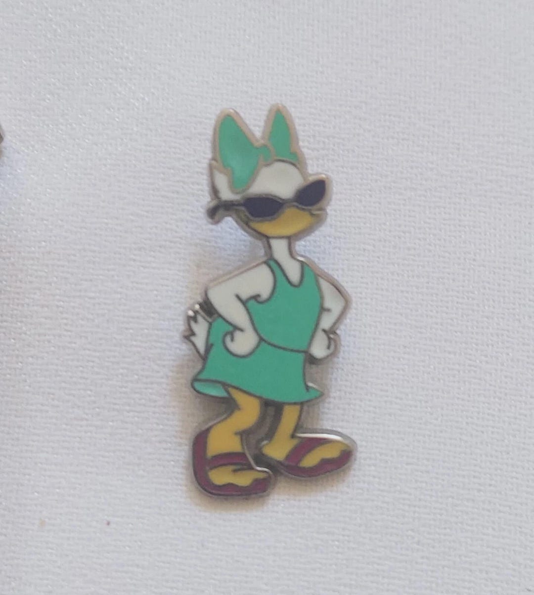 Disney Booster Pin Cool Characters Daisy Duck Blue Dress Pin 2012 - Etsy