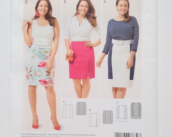 Burda Sewing Pattern 8278 Women's Wrap Skirt in 4 Styles Sizes 10-22 ...