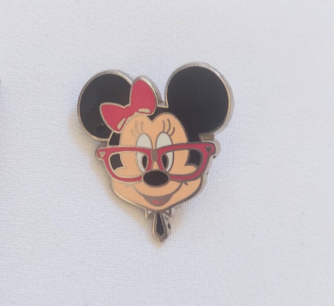 Disney Nerds Rock Head Collection Pin Minnie Mouse 2012 - Etsy