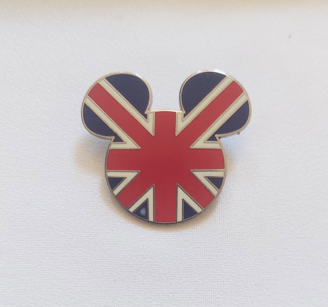 Disney Mickey Mouse Icon Union Jack Flag Pin 2007 - Etsy