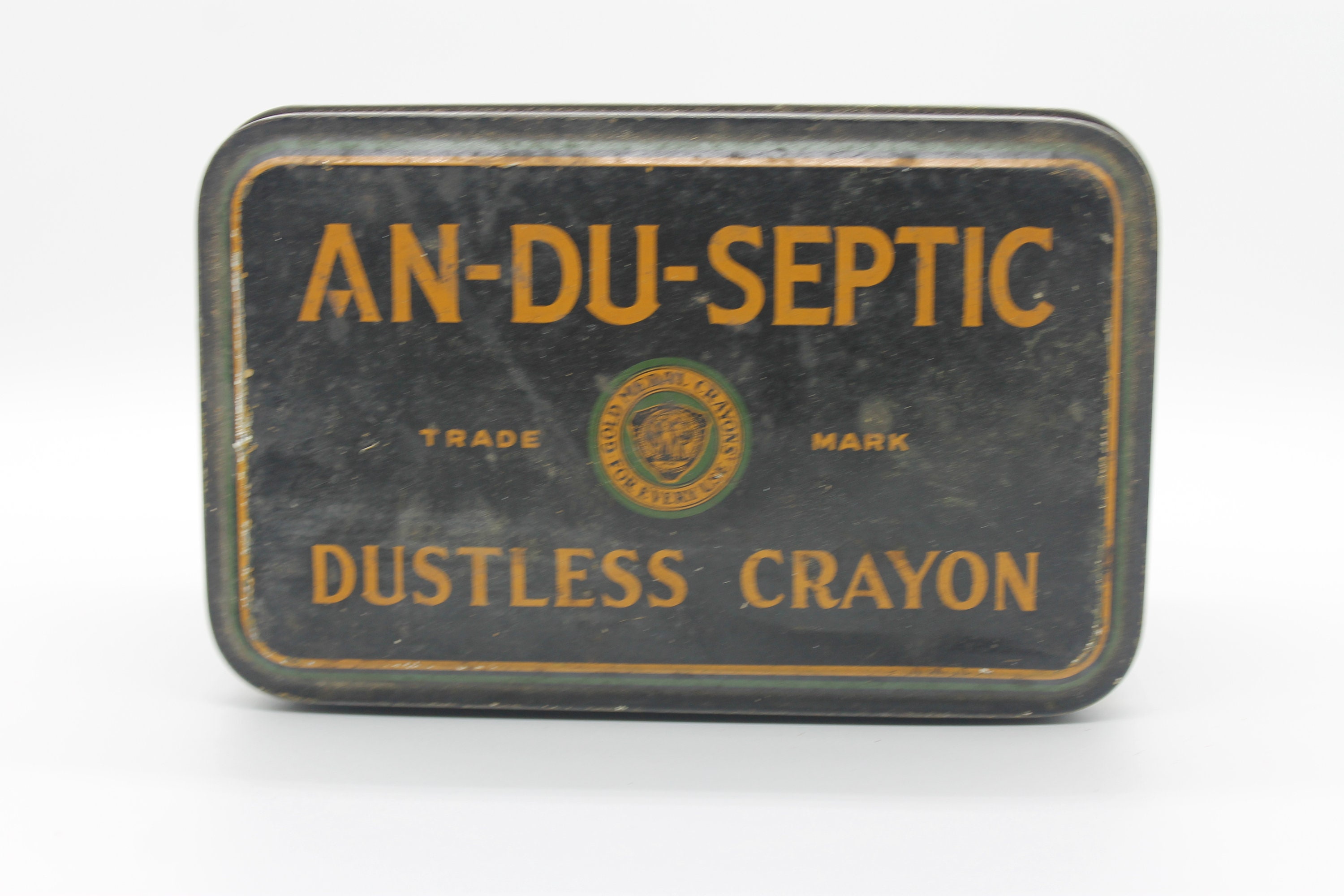 5 Vintage Cans. Crayola Tin Box, 1930. Ox-heart, Tool Chest 1960 ...