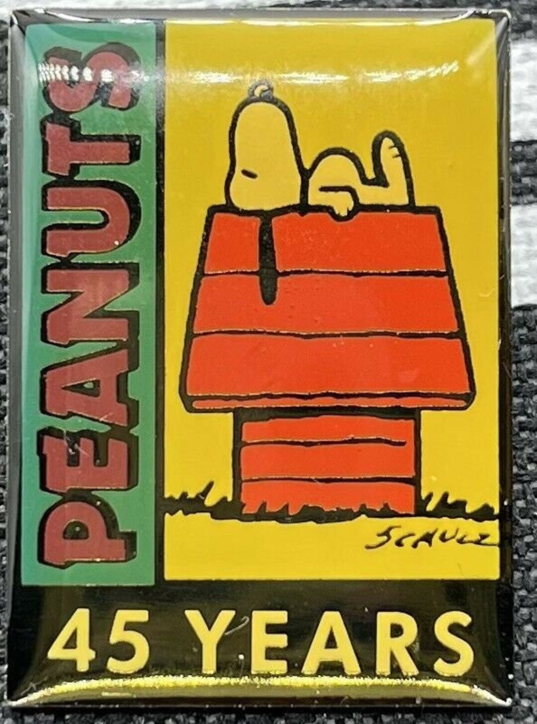 Snoopy Peanuts Charlie Brown Aviva Jelwery Pin 1970’ Bicentennial Rare ...