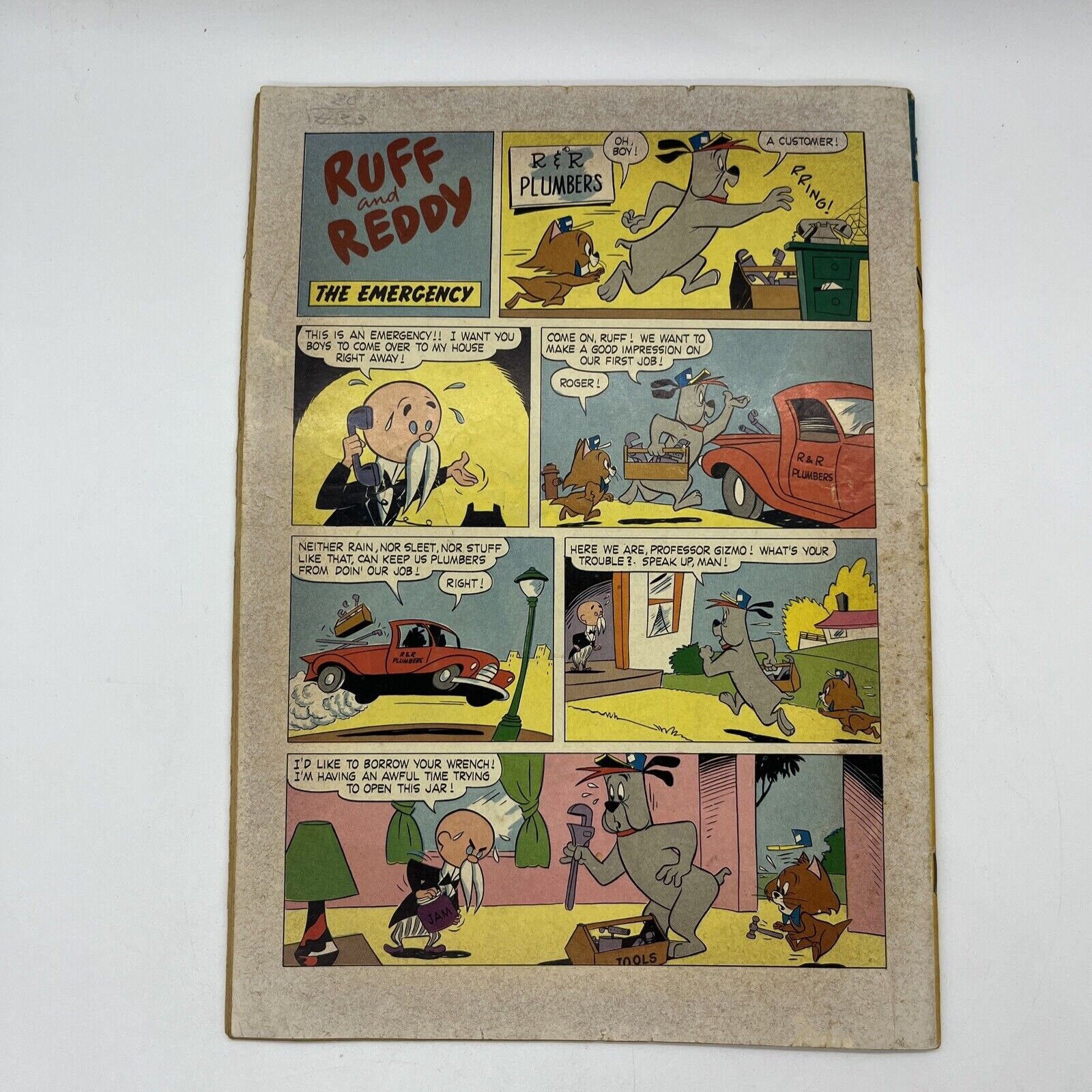 Hanna-barbera Ruff and Reddy. 1960. No 4 - Etsy