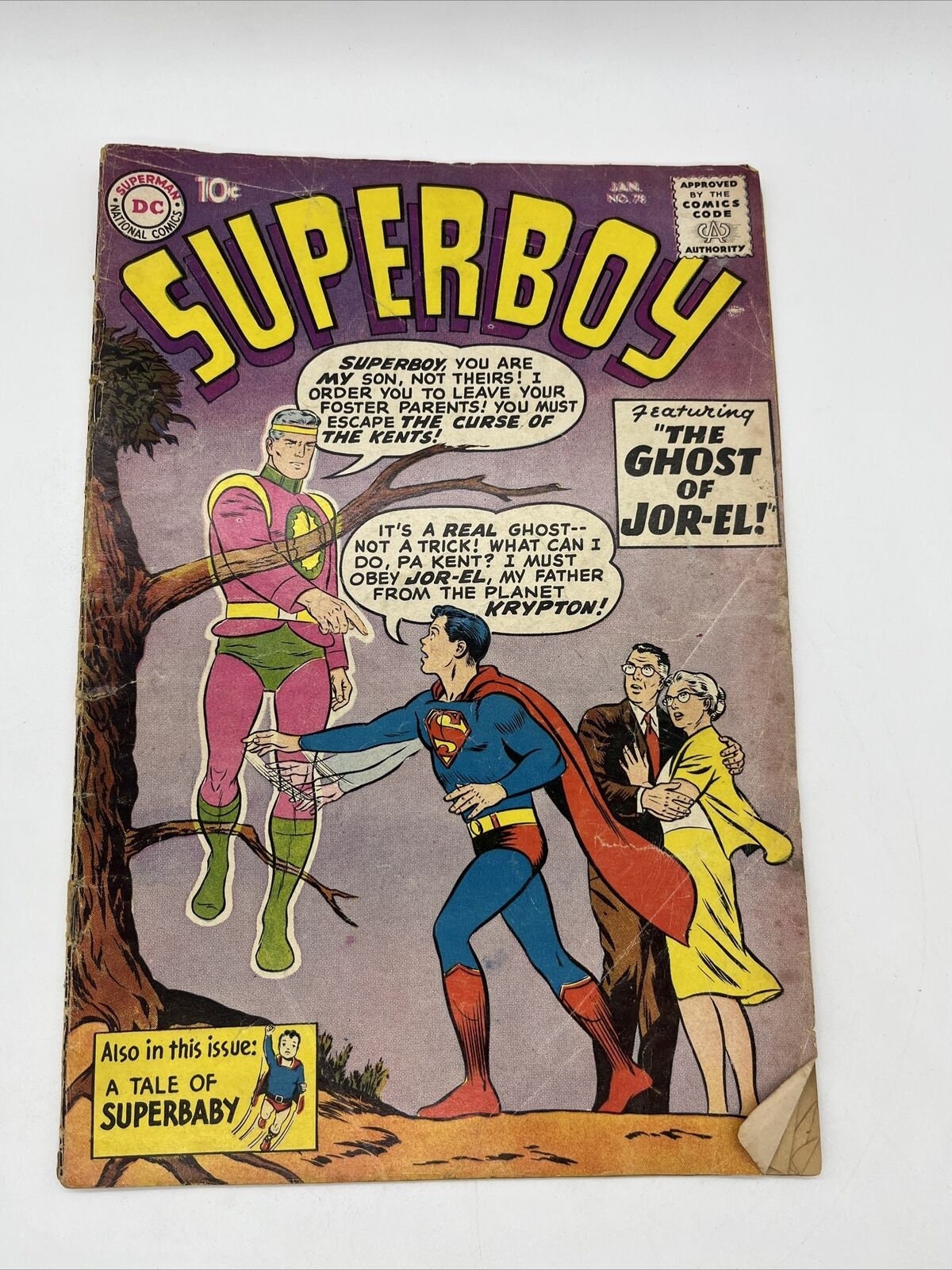 DC Comics Superboy Comic Book, 1960, No 78 - Etsy