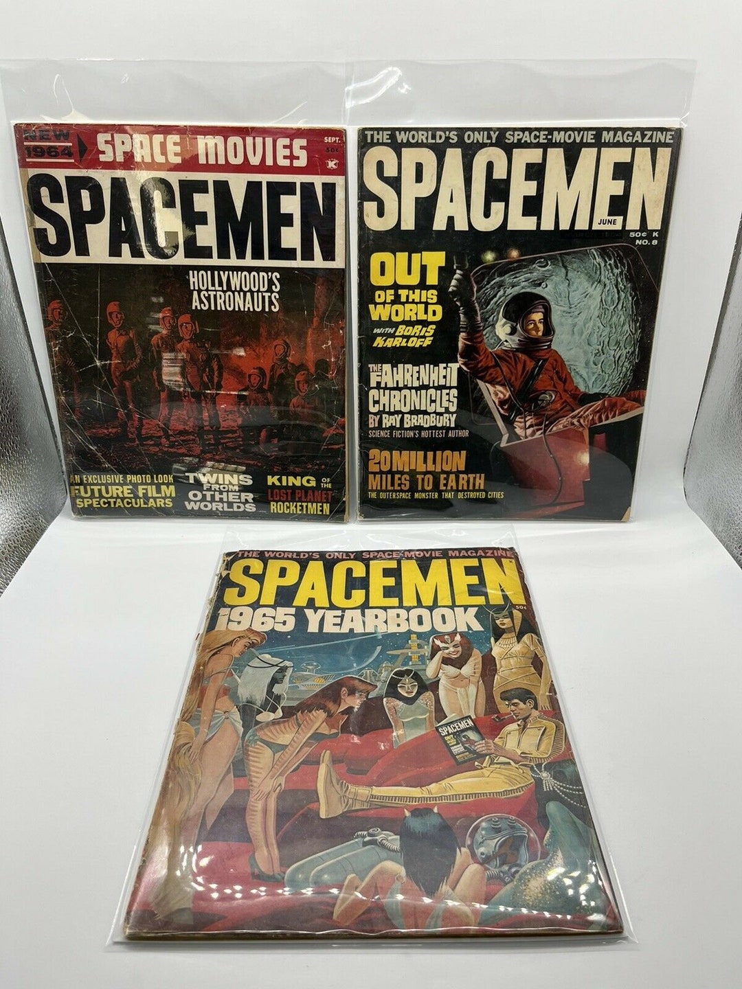 Spacemen Magazine 2 3 4 8 Ultra Rare Vol 2 2 3 and - Etsy