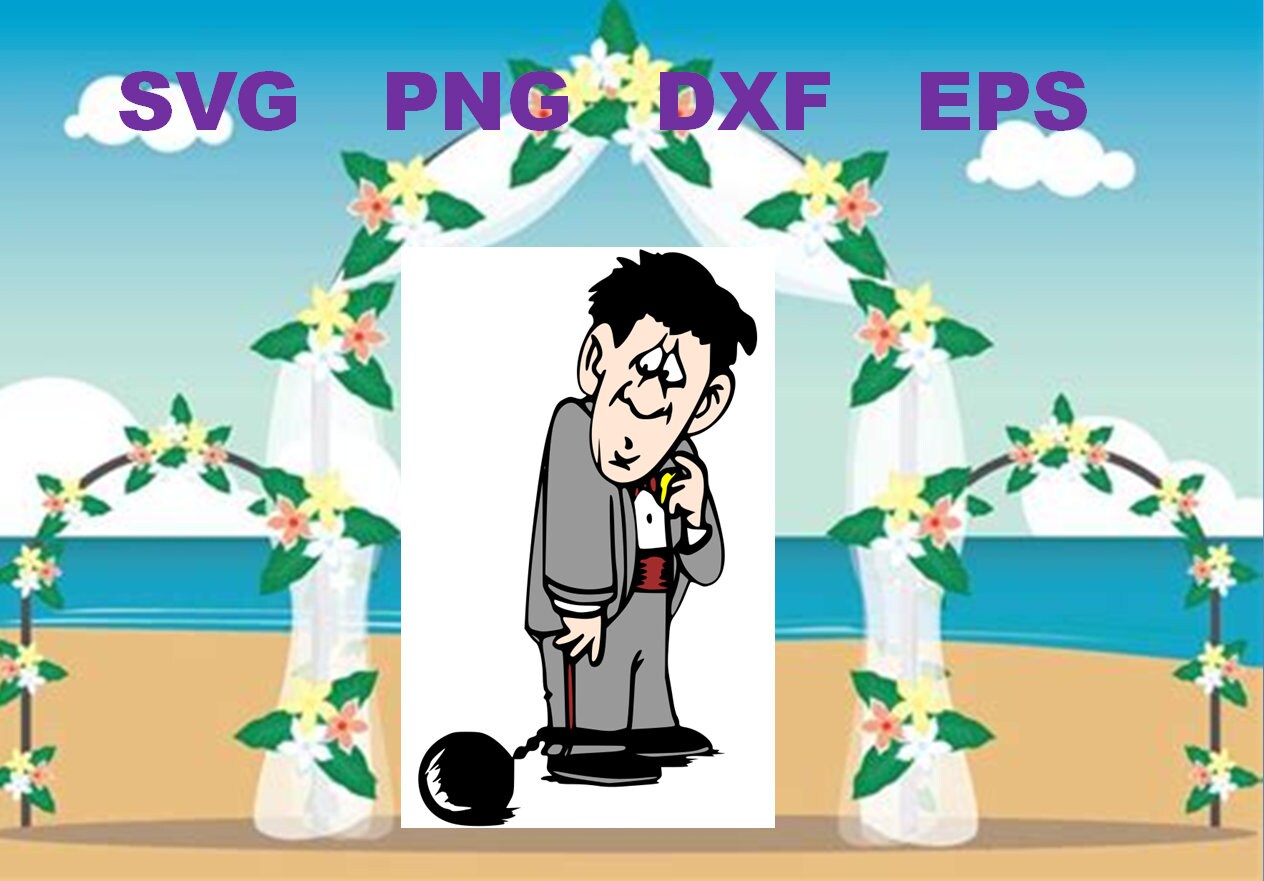 Ball and Chain Svg, Files for Cricut, Silhouette, Ball and Chain Cut ...