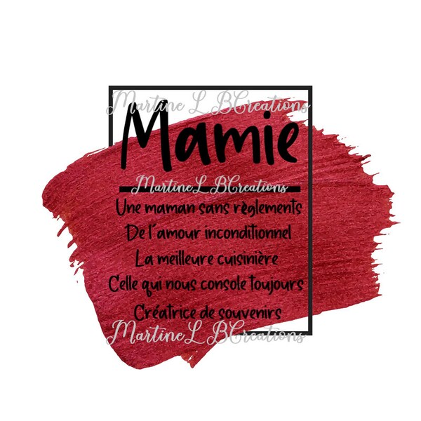 SVG Meilleure Grand-maman, Svg Mamie Francais, SVG Grand-mere, Svg ...