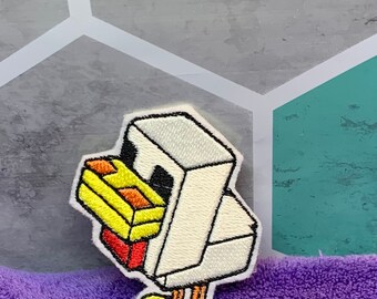 Embroidered Chicken Patch - Etsy