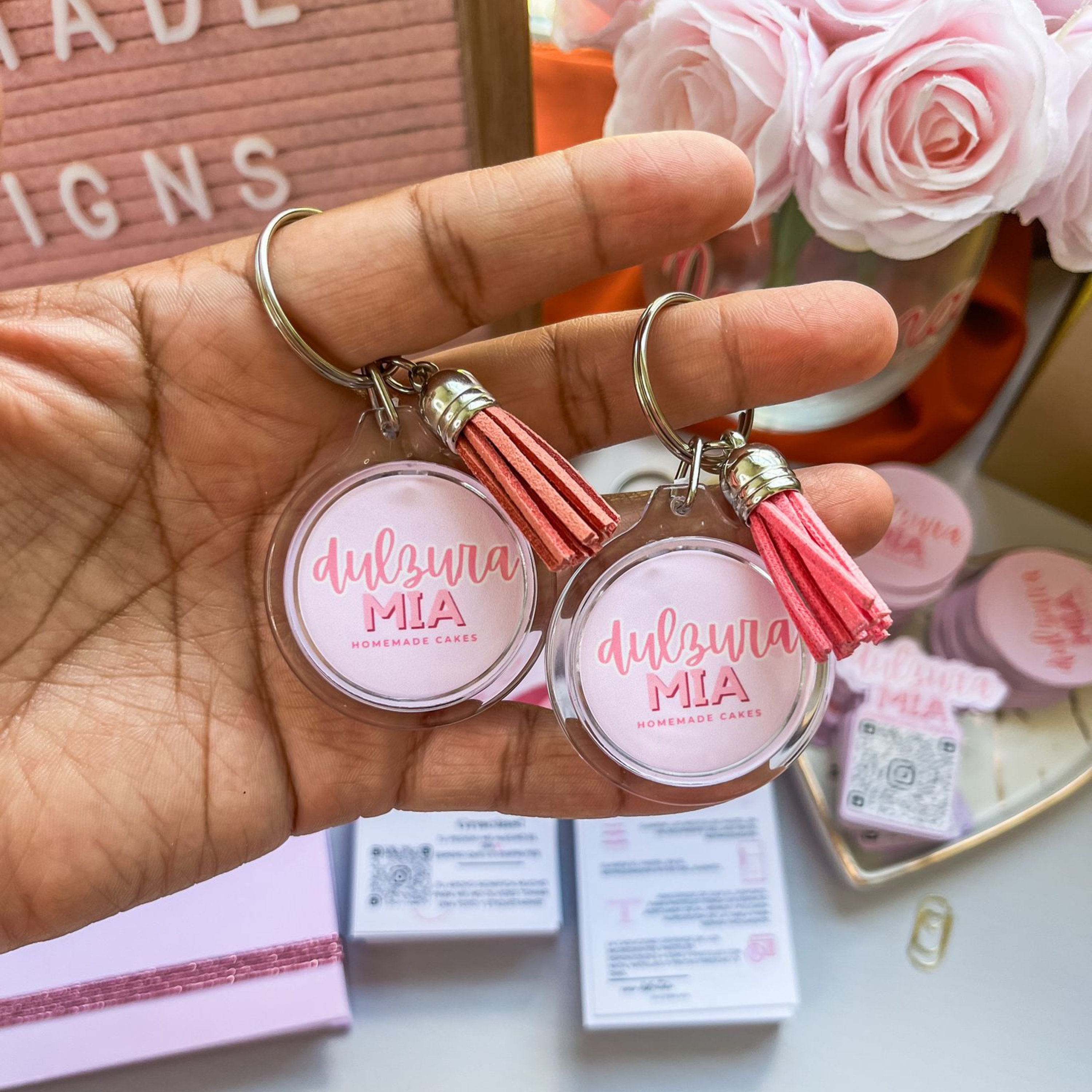 NFC Keychain Custom Keychain Smart Keychain NFC Business Keychain Logo ...