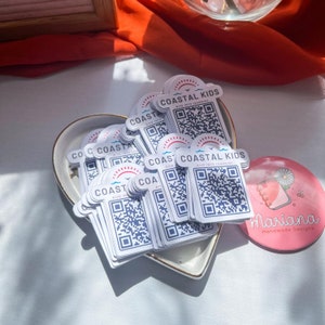 Custom QR Code Sticker: Business Promotion, 2 Inch - Etsy